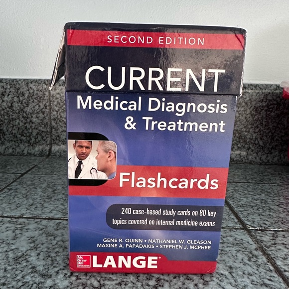Lange | Other | Lange 2nd Edition Current Medical Diagnosis Treatment Flashcards | Poshmark
